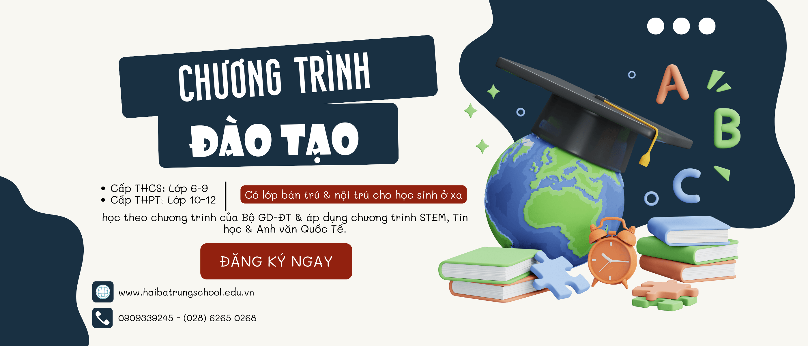 Trung học phổ thông - TRƯỜNG THCS - THPT HAI BÀ TRƯNG TP. HỒ CHÍ MINH